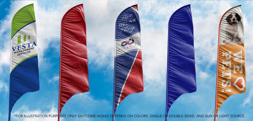 Apartment Windless Feather Flags - Apartment Ideas